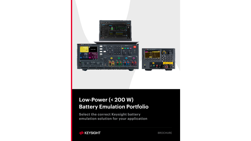 E36731A Battery Emulator and Profiler | Keysight